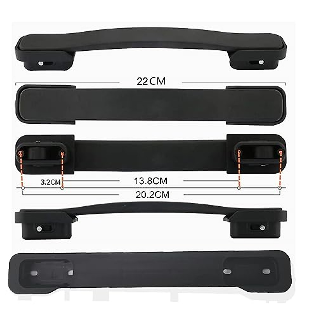 Zoofen Replacement Luggage Suitcase Handle Carry Strap Luggage Grip (B112)