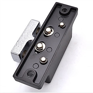 KENID Black Touch-Type Lock Double Roller Catch Cupboard Cabinet Door Latch Home Kitchen Tools 1Pcs