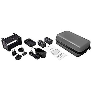 Atomos Ninja V+ 5" 8K HDMI H.265 Raw Recording Monitor Bundle with Accessory Kit for Shinobi SDI and Ninja V Monitors and Anti-Static Screen Cleaning Wipes
