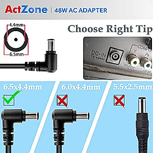 DC 19V Power Cord TV Charger for LG Electronics 19" 20" 22" 23" 24" 27" LED LCD Monitor Widescreen HDTV 24M47H-P 24MP55HQ, Samsung 32" J5205 J5003 H5000 UN32J4000 UN32J4000AF UN32J5205 A4819-FDY