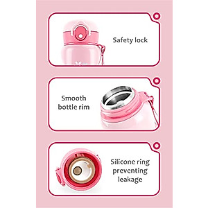 Everyday Delights Hello Kitty Stainless Steel Insulated Water Bottle with Strap White 480ml