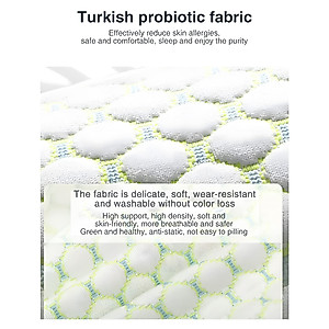 Busarilar Pregnancy Pillows for Sleeping, Maternity, Pregnancy Body Pillow Support for Back, Legs, Belly, HIPS of Pregnant Women, Detachable and Adjustable with Pillow Cover (Green, Small)