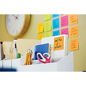 Post-it Super Sticky Notes, 3 in x 3 in, 24 Pads, 70 Sheets/Pad, Cabinet Pack, Assorted Colors