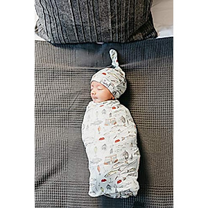 Copper Pearl Large Premium Knit Baby Swaddle Receiving Blanket Trout