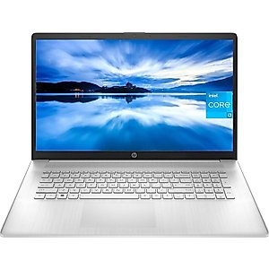HP 2023 Newest Laptop, 17.3 Inch Display, Intel Core i3-1125G4 (Beat i5-10210U) Processor, 32GB DDR4 RAM, 1TB SSD, Intel UHD Graphics, WiFi, Bluetooth, Windows 11 Home in S Mode, Natural Silver