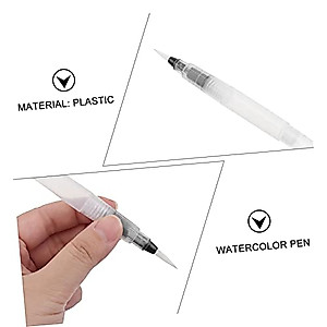 TEHAUX 6pcs Calligraphy Pen Set Oil Painting Brushes Oil Painting Set Watercolor Pens Brush Set Paint Brush Pens Water Brush Pen Set Water Color Brush Pens Water Coloring Brush Pen Pencil