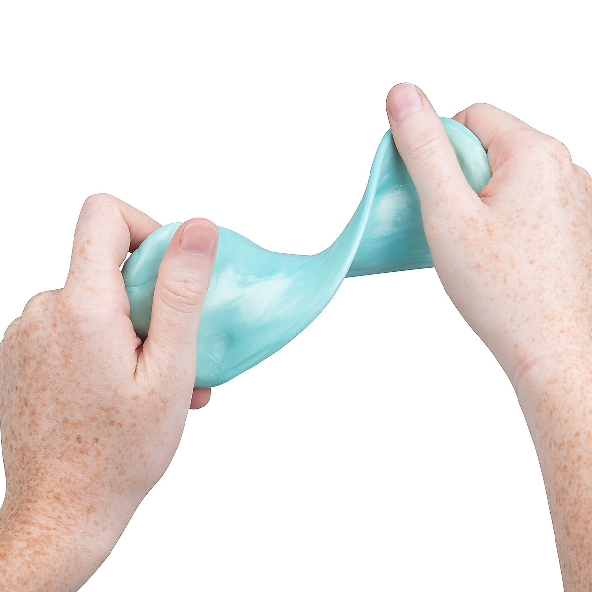 Crazy Aaron's Thinking Putty - Hypercolor: Emerald Sky - Fidget Toy For All Ages - Stretch, Change, Play and Create - Heat-Changing Blue Color That Never Dries Out - 4" Large Storage Tin - 3.2 oz