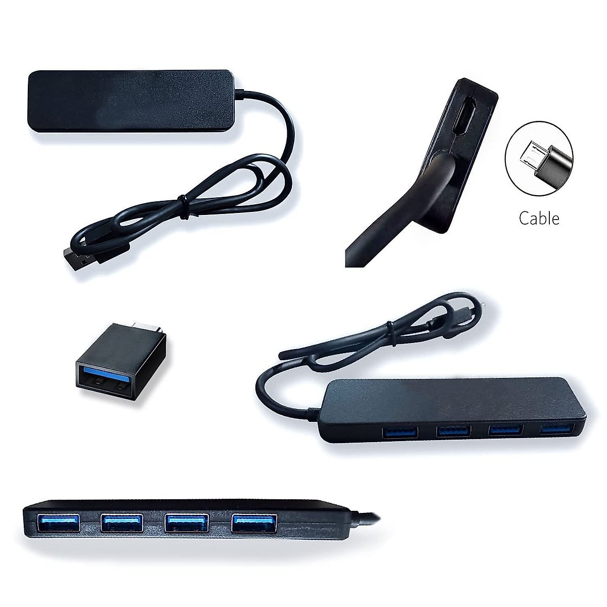 Dell Desktop Computer PC Small Form Factor Core i5-4th Gen,8 GB RAM, 512 GB SDD, Keyboard and Mouse, Wi-Fi Bluetooth, Dual New 24 Monitor, 4 in 1 USB Hub, 16 GB Flash Drive Windows 10 Pro (Renewed)