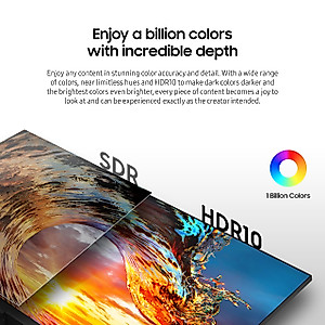 SAMSUNG Viewfinity S65UA Series 34-Inch Ultrawide QHD Curved Monitor, 100Hz, USB-C, HDR10 (1 Billion Colors), Height Adjustable Stand, TUV-certified Intelligent Eye Care (LS34A654UBNXGO),Black