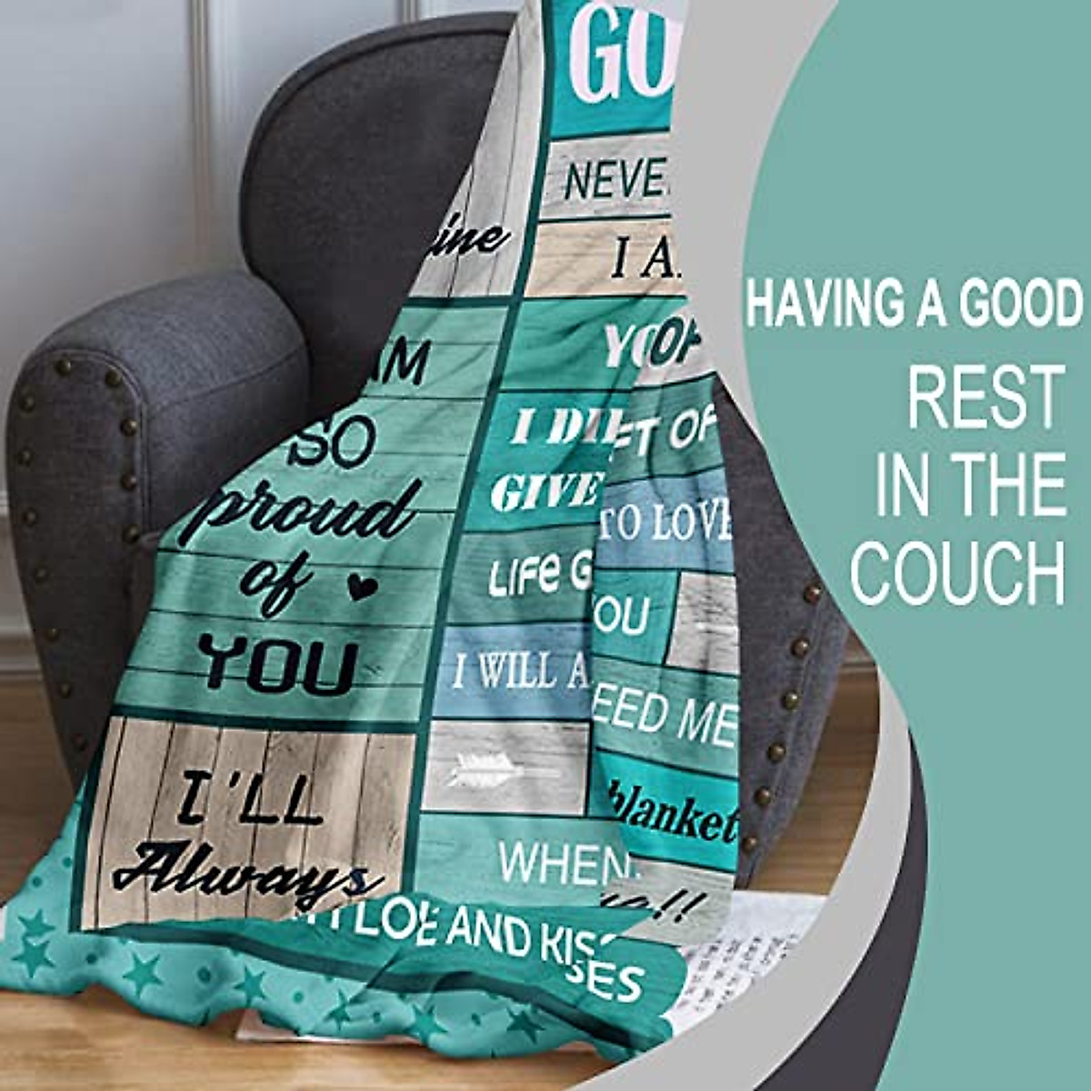 Goddaughter Gifts from Godmother, to My Goddaughter Gifts, Valentines Day Goddaughter Gifts, Gifts for Goddaughter, Best Gifts for Goddaughter, Unique Goddaughter Birthday Gifts Ideas Blanket 50"x60"