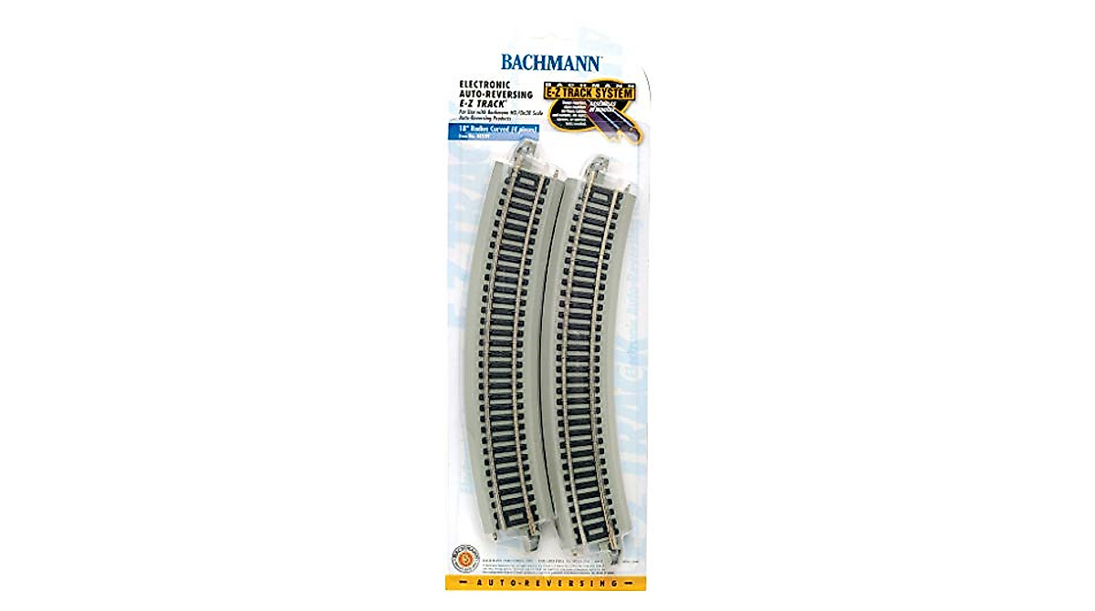 Bachmann E-Z Track Reversing 18" Curved Nickel Silver
