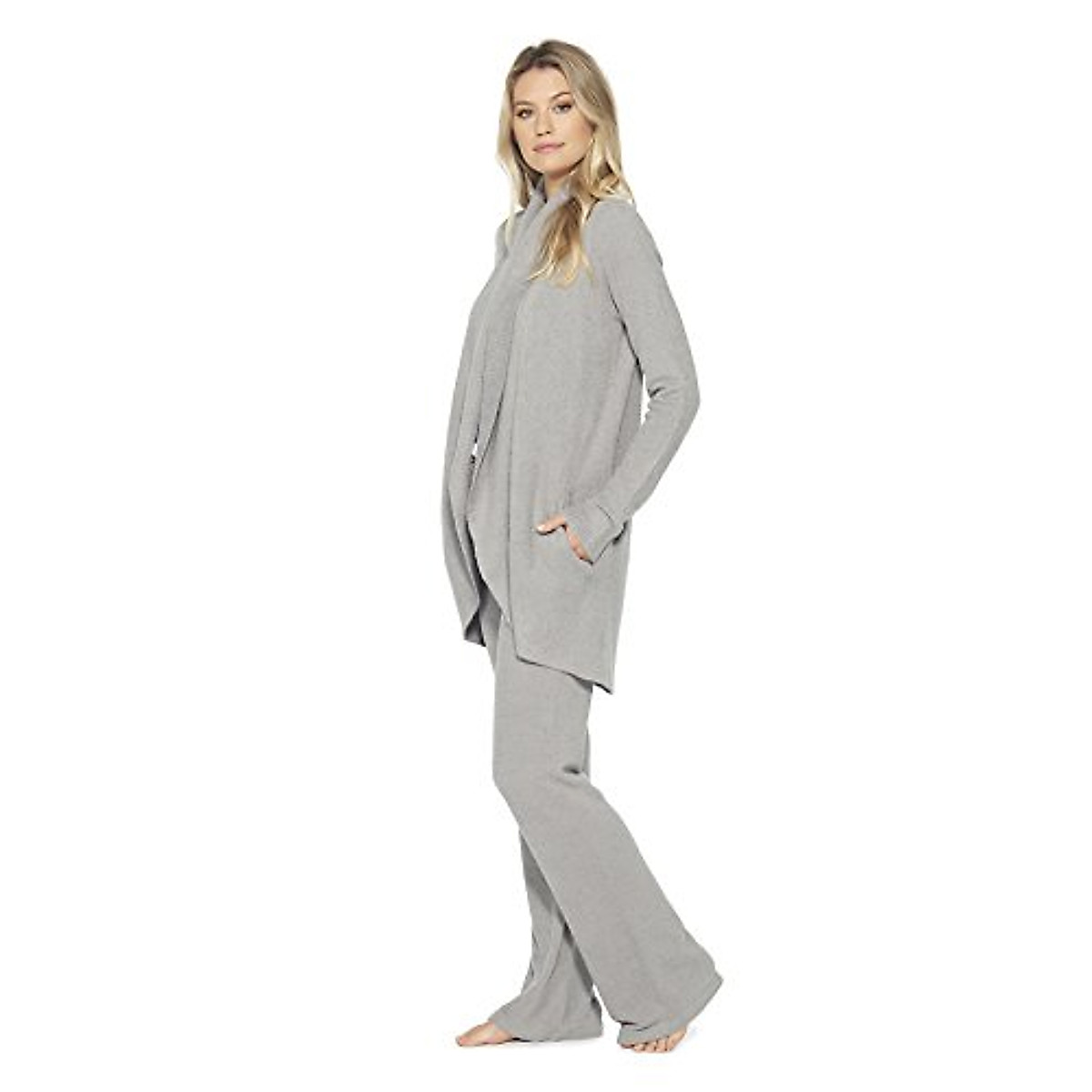 Barefoot Dreams® CozyChic Lite® Women's Circle Cardi, Pewter, Large