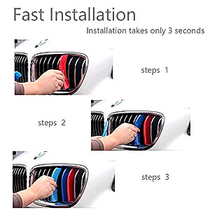 Lanyun for 2019-2023 X7 G07 Grill Accessories m Color Grill Insert Trims Grill Stripes fit 2019 G07 Grill with 7 Vertical Beam