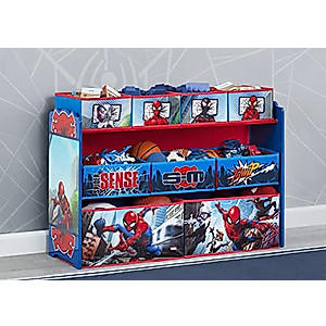 Marvel Spider-Man Deluxe 9 Bin Design and Store Toy Organizer by Delta Children