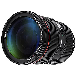 Canon 5175B002-cr EF 24-70mm F/2.8L II USM Standard Zoom Lens, Black (Renewed)