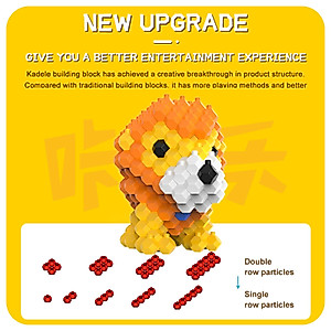 KADELE Kids Animal Lion Toy Building Sets,Extremely Creative and Challenging STEM Building Toys,Educational Toys for Boys and Girls Ages 8 and Up(102 Pieces)