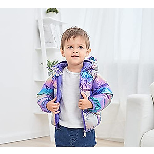 UNICOMIDEA Baby Girl Clothes 12-18 Months Cute Baby Winter Coat Long Sleeves Infant Zipper Jackets Size 18M Puffer Outerwear Coats Fashion Baby 1st Holiday Jacket