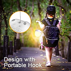 Lyridz Nursery Night Light for Kids, Motion Sensor Night Light with 8 Colors Changing, Dimmable, Rechargeable, 1-Hour Timer, Touch Control