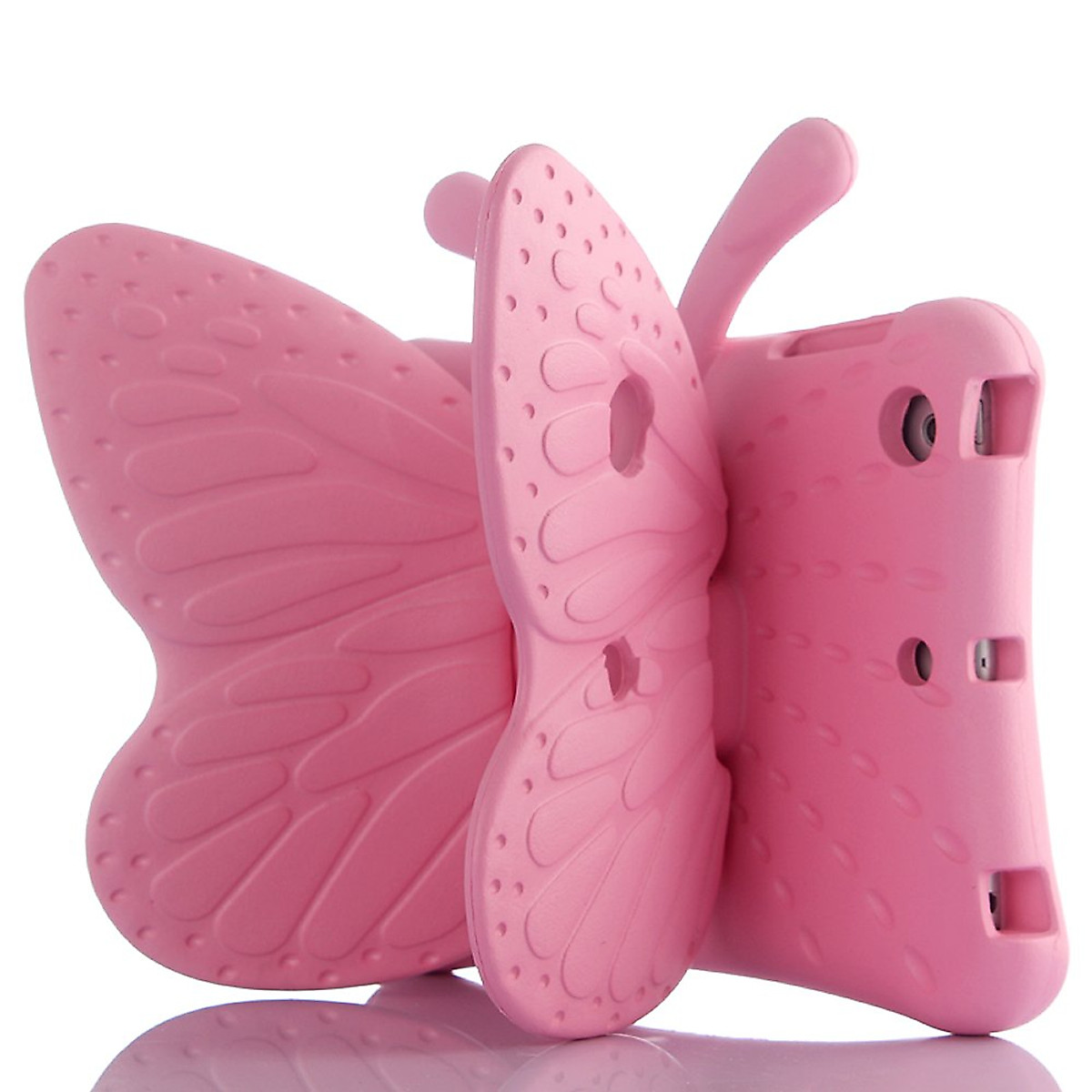 Ipad 5/6/Air/Air 2 Case,ER CHEN(TM) Kids Light Weight Cute Butterfly Design Shock Proof EVA Foam Series Case Compatible for Ipad 5/6/Air/Air 2(Pink)