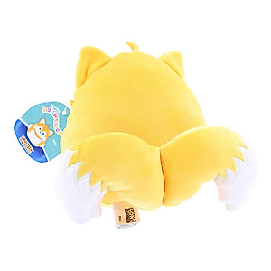 Squishmallows Kellytoy SEGA Sonic, Knuckles, Tails, Shadow Plush Toy (7'' Sonic The Tails),Blue (sqgq00011)