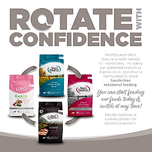 NutriSource Senior Grain Free Dry Dog Food, Turkey, Turkey Meal and Menhaden, 26LB