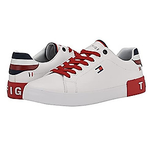 Tommy Hilfiger Rezz White/Red Multi 10.5 D (M)