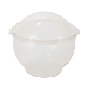 WalterDrake Lettuce KeeperTM - Lettuce Crisper Salad Keeper Container Keeps your Salads and Vegetables Crisp and Fresh- 7" X 8" (brown) (1) (1)