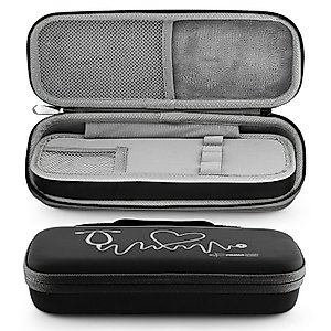 Primacare KB-9297-BK Black Stethoscope Case, Supplies NOT Included, for Stethoscopes and Medical Supplies, Multiple Compartments, Portable and Lightweight First Aid Kit Bag, Accessories for Nurses