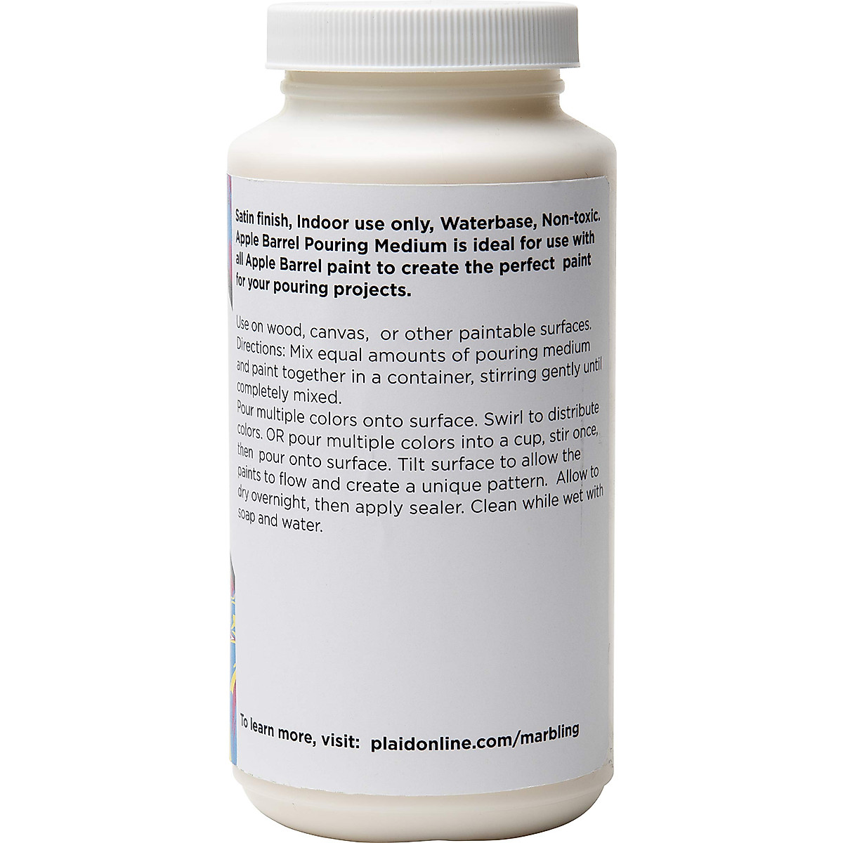 Apple Barrel Pouring Medium, 44840E Acrylic, 16 oz, 16 Fl Oz