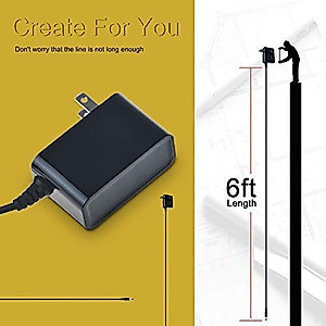 Omilik AC/DC Adapter Replacement for Shark SV800 N 54 10.8Vdc SV 800 VX63 SV800C SV800BB SV800DW Euro-Pro Cordless Stick Vac Handheld Vacuum Cleaner 12VDC 12V - 13.5V Power Supply Battery Charger