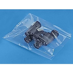 100 Clear Industrial 10 x 12 Uline 2 MIL Thick Plastic Poly Bags Lay Flat Open top