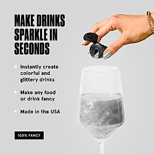 Fancy Sprinkles NYE Collection Rhinestone Silver Bulk Premium Edible Glitter, 100% Edible Glitter for Sparkling Food & Drinks No Taste or Texture (25gm)