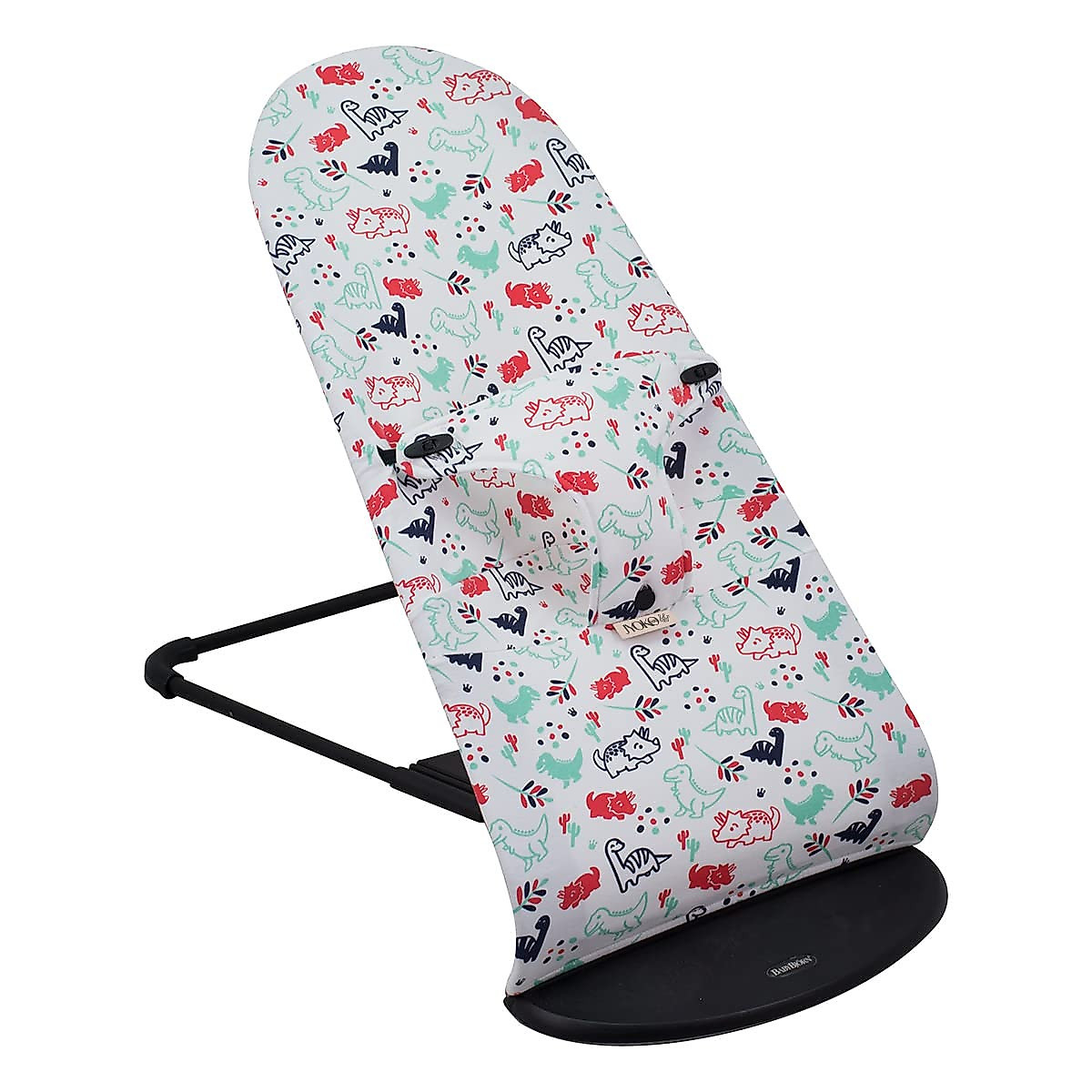 JYOKO KIDS Cover Liner Compatible with Baby Bouncer Babybjorn Soft, Balance, Bliss and Mini (Cotton, Dino Party)