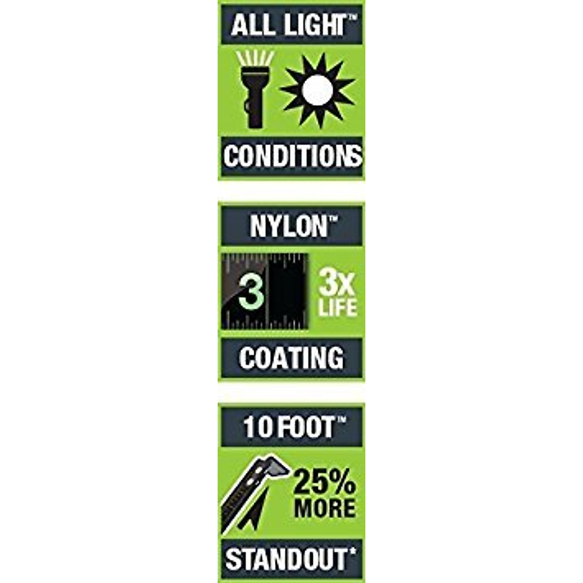 Crescent Lufkin 1-3/16" x 25' Black Widow Black Dual Sided Tape Measure - L1025B