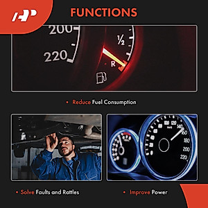 A-Premium Engine Upper Intake Manifold W/Gasket [SOHC, 8Cyl 4.6L] Compatible with Ford E-150, E-250 2007-2008, F-150 2007-2008, Lobo 2007-2008, Replace for# 019495456162