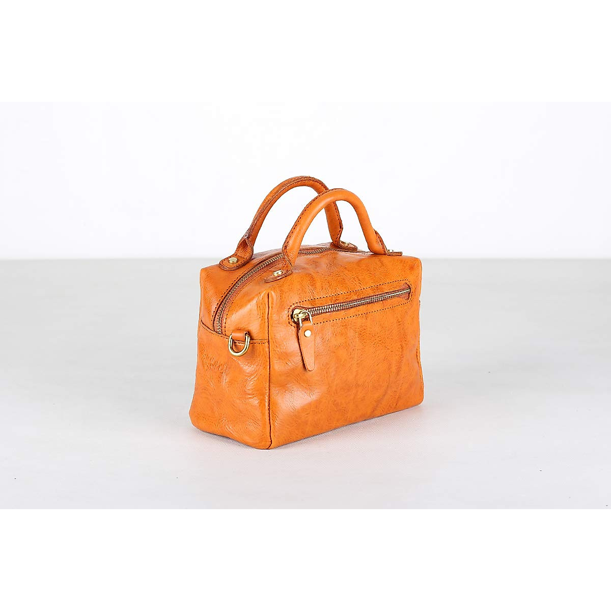 Ancicraft Shoulder Bags For Women Leather Handbags Yellow brown Top Handle Crossbody Bag Purse For Her Fashion