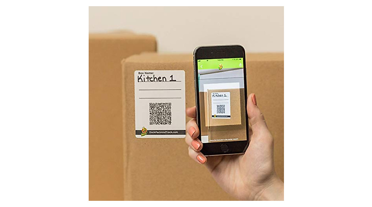 Organize with Duck Pack & Track Storage Labels - 40 Count