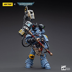 Joytoy Warhammer 40K 1/18 Action Figures Joy Toy Mecha Figure Model Space Wolves Iron Priest Jorin Fellhammer