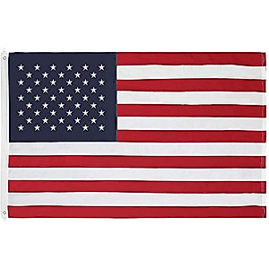 State of Texas + USA Flags 3x5 Feet Combo Pack - Embroidered 210D Nylon Flags with Sewn Panels