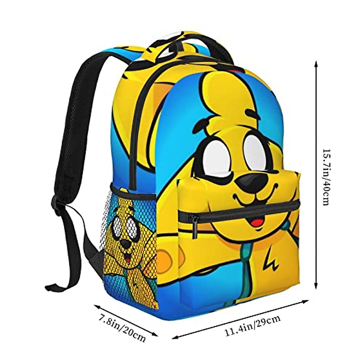 Zqiyhre Mike-CRA Backpack Print Cartoon Small Laptop Backpack School Backpack for Teenagers