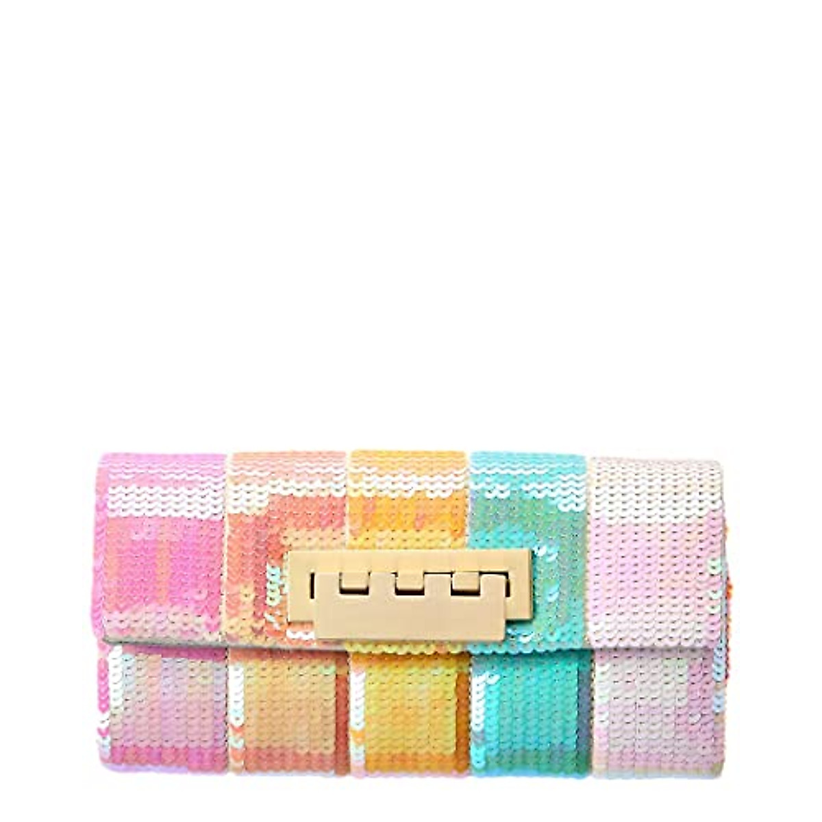 ZAC Zac Posen Soft Earthette Wallet-Rainbow Sequin Open Miscellaneous One Size