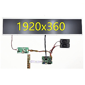 Arcade Cabinet Advertising Screen Stretched Bar LCD and 24 inch 1920x360 with HDMI DHL Shipping
