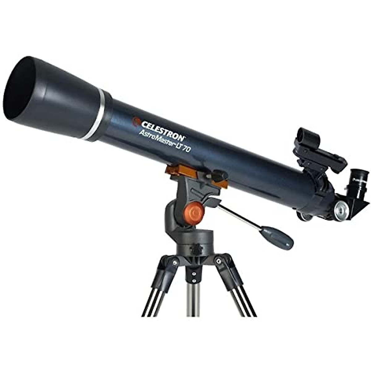 Celestron – AstroMaster LT 70AZ Refractor Telescope – Easy-to-Use Telescope for Beginners with Full-Height Tripod Included – BONUS Astronomy Software Package