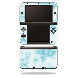 MightySkins Skin Compatible with Nintendo 3DS XL Original (2012-2014) - Blue Marble | Protective, Durable, and Unique Vinyl wrap Cover | Easy to Apply, Remove, and Change Styles | Made in The USA