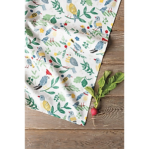 Now Designs Printed Kitchen Towel, Flock Together Small