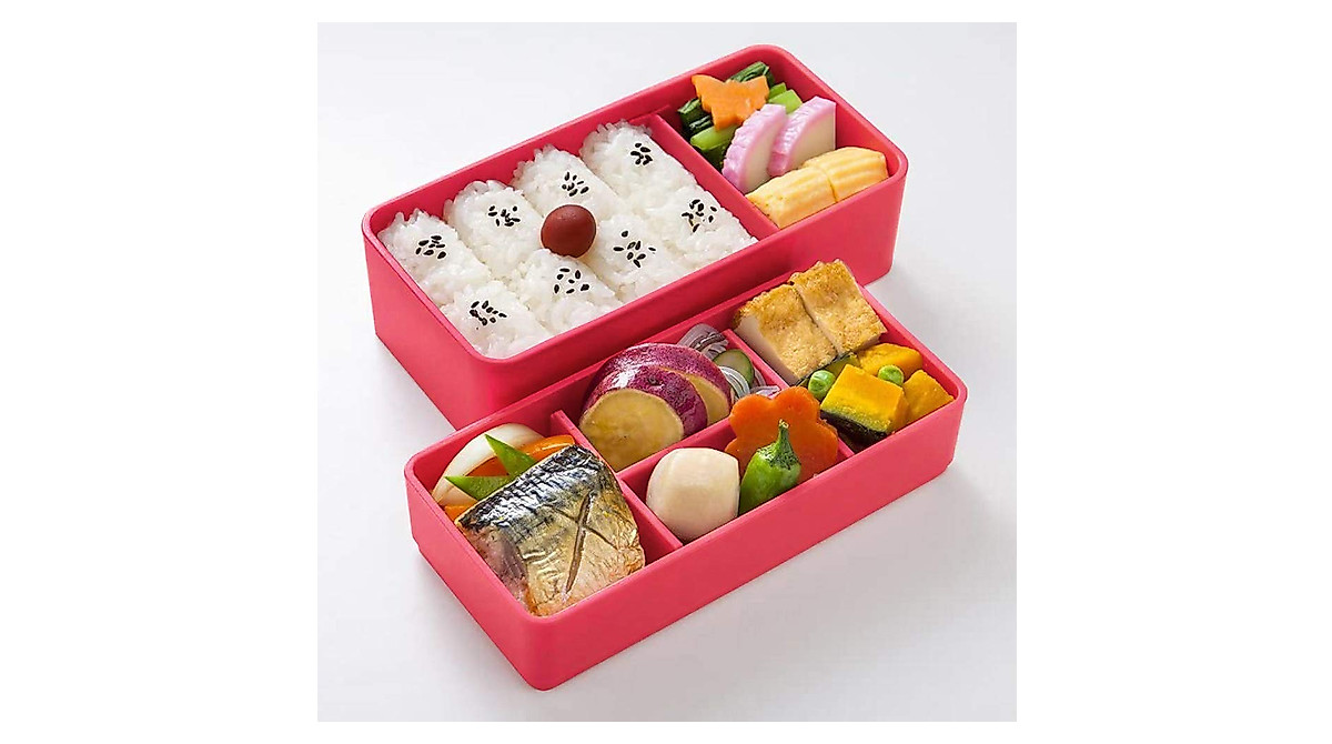 Japanese Rabbit Blossom Bento Box Set - Stylish 2-Tier Lunch Solution