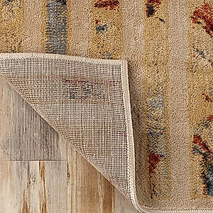 SUPERIOR Indoor Area Rug or Runner, Modern Splatter Abstract Floor Decor, Rugs for Living Room, Bedroom, Office, Hardwood Floors, Dining/Kitchen, Soft, Home Accessories, Naem Collection, 8' x 10'