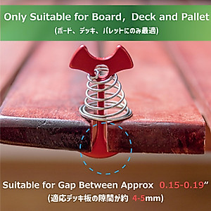 Azarxis Ultralight Tent Stakes Pegs with Carabiner Clips, Aluminum Fishbone Guyline Cord Adjuster Kit Tent Awning Anchor Nail for Gallery Road or Timber Deck (Red Spring Nails + Carabiners)