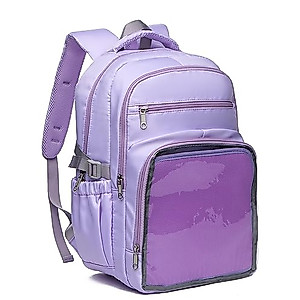 BLUEFAIRY Ita Bag Backpack Cute School Bag with insert Pin Display Backpack for School Anime Cosplay Gift (PURPLE)
