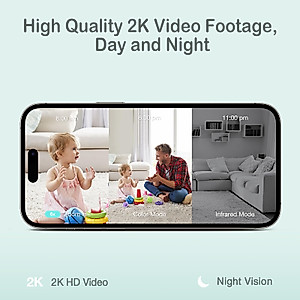 Sense-U Smart Baby Monitor 3 + Video Baby Monitor with Remote Pan-Tilt-Zoom Camera